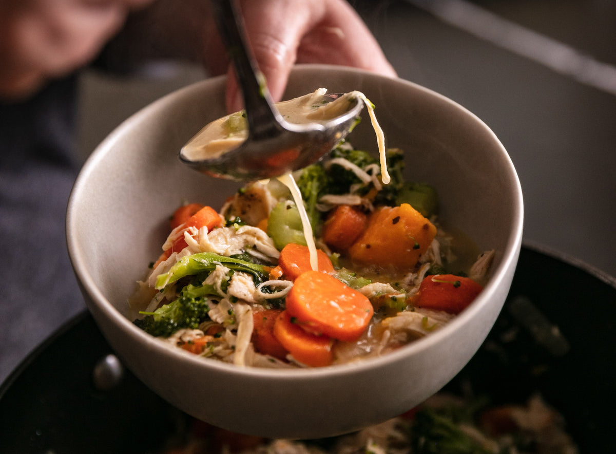 AIP-Friendly Paleo Chicken Pot Pie Soup – Paleo Powder Foods