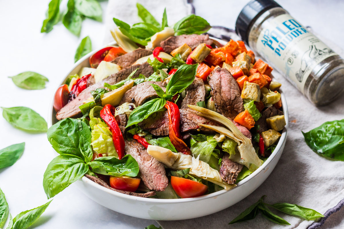 Italian Steak Salad – Paleo Powder Seasoning