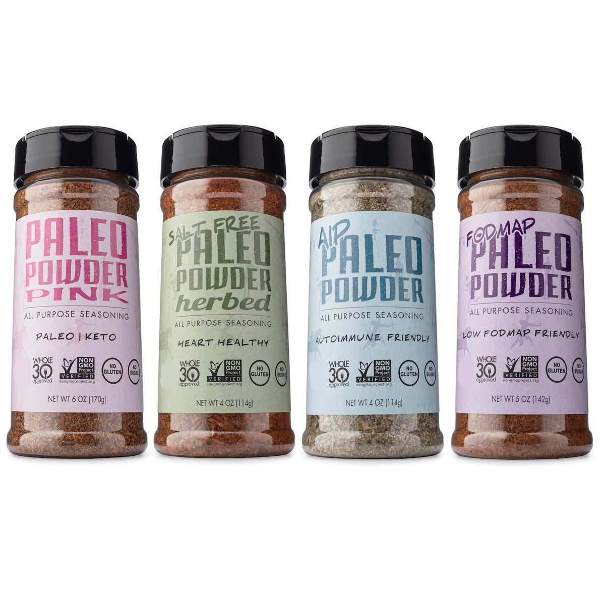 Paleo Powder All Purpose Seasoning Lifestyle Four Pack – Paleo Powder ...